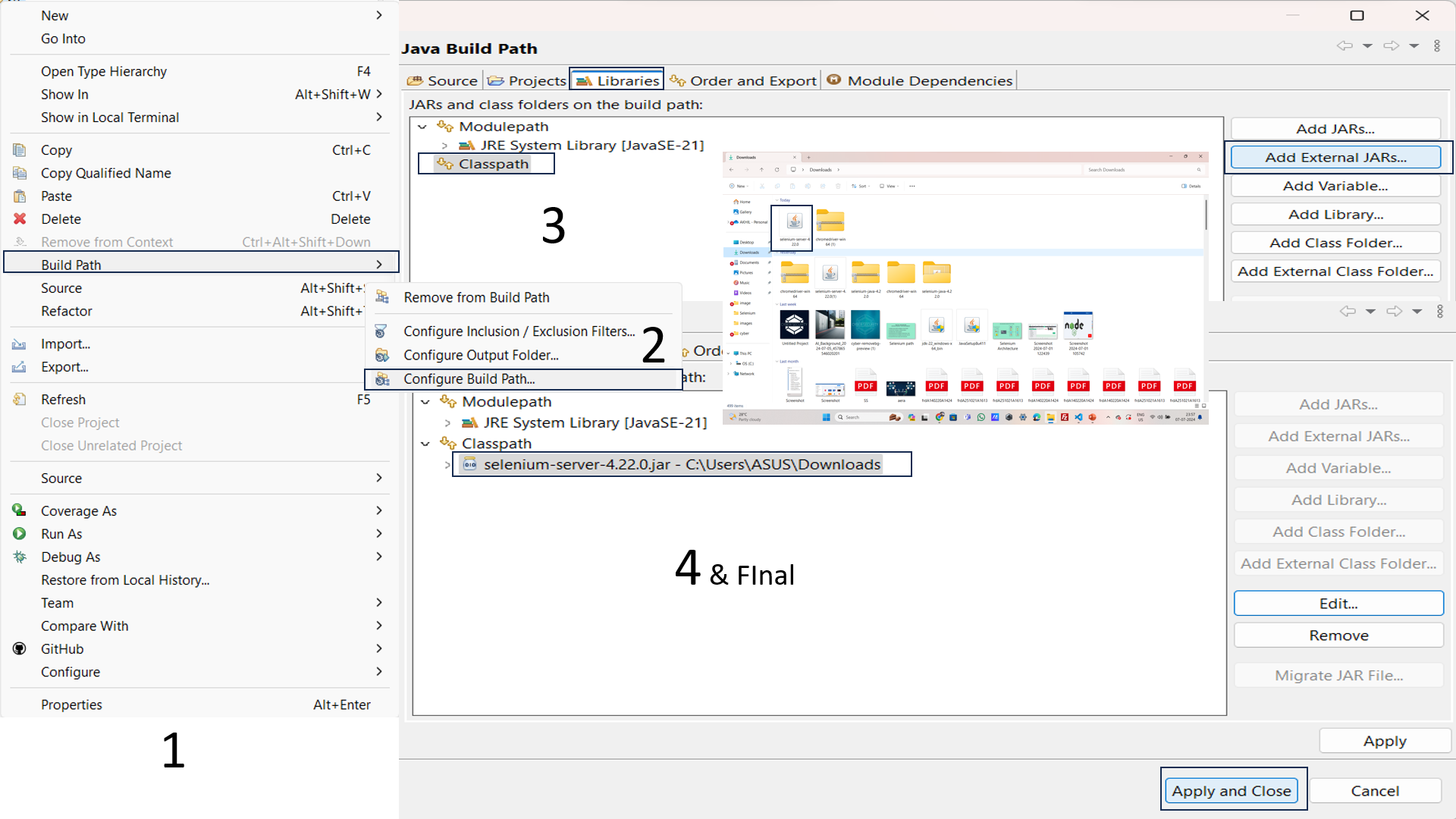 Selenium Training : Setup Selenium WebDriver in Eclipse IDE